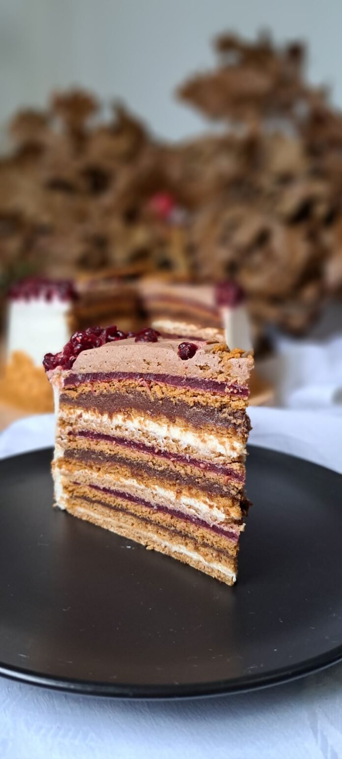 Čoko malina medovik torta | SHINE magazin